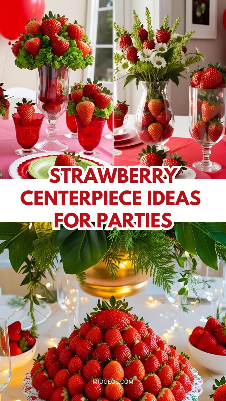 27 Sweet & Stunning Strawberry Centerpiece Ideas For Parties