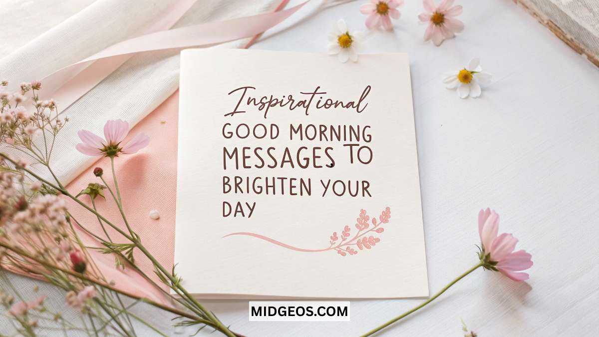 Inspirational Good Morning Messages To Brighten Your Day