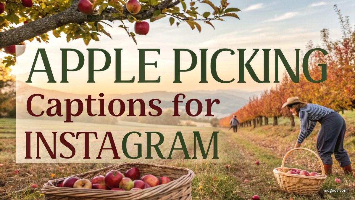 100+ Apple Picking Captions For Instagram (2025)