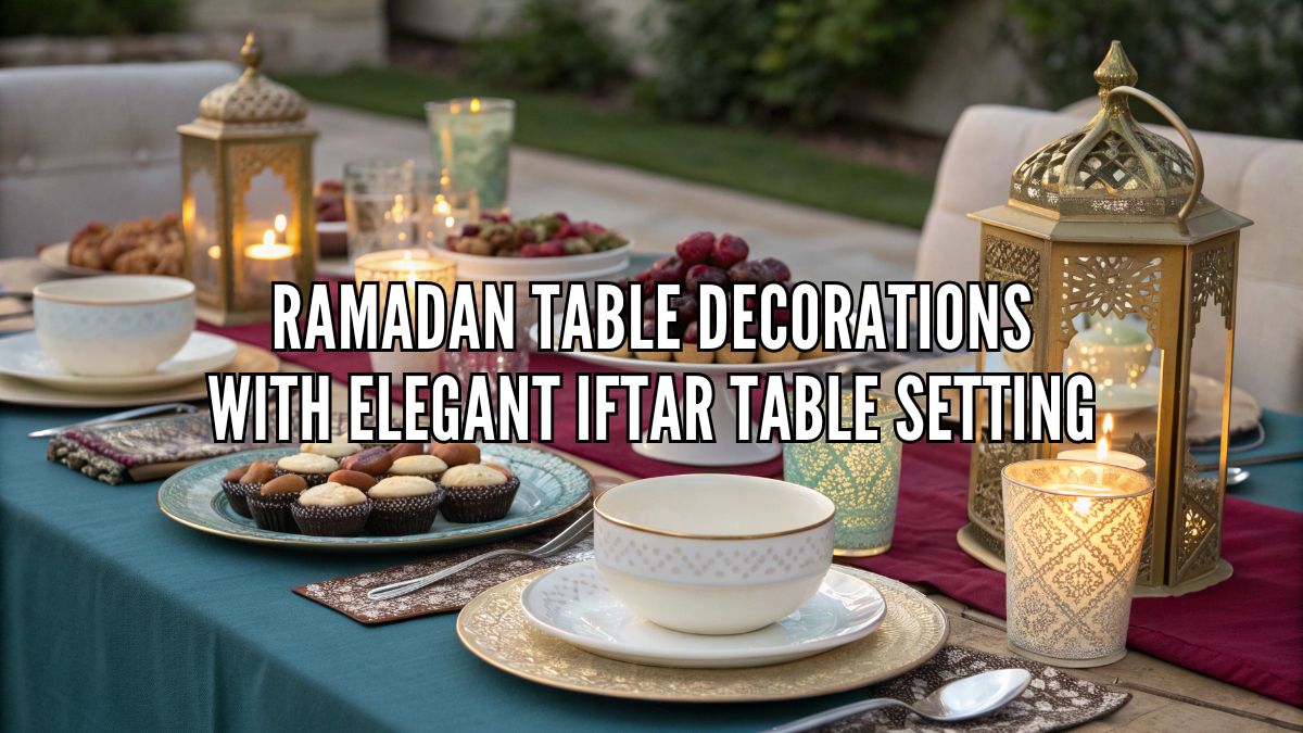 15 Ramadan Table Decorations That Turn Every Iftar Into A Memorable ...